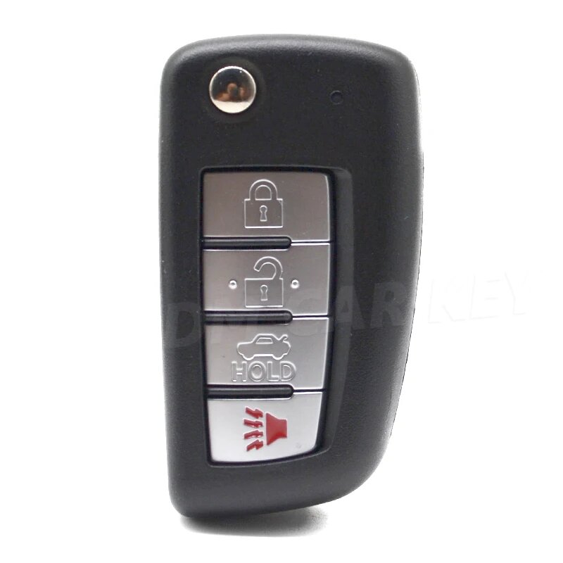 Складной автомобильный брелок DMKEY, замена корпуса для Nissan Qashqai Juke X-Trail T32 3B PLUS 1