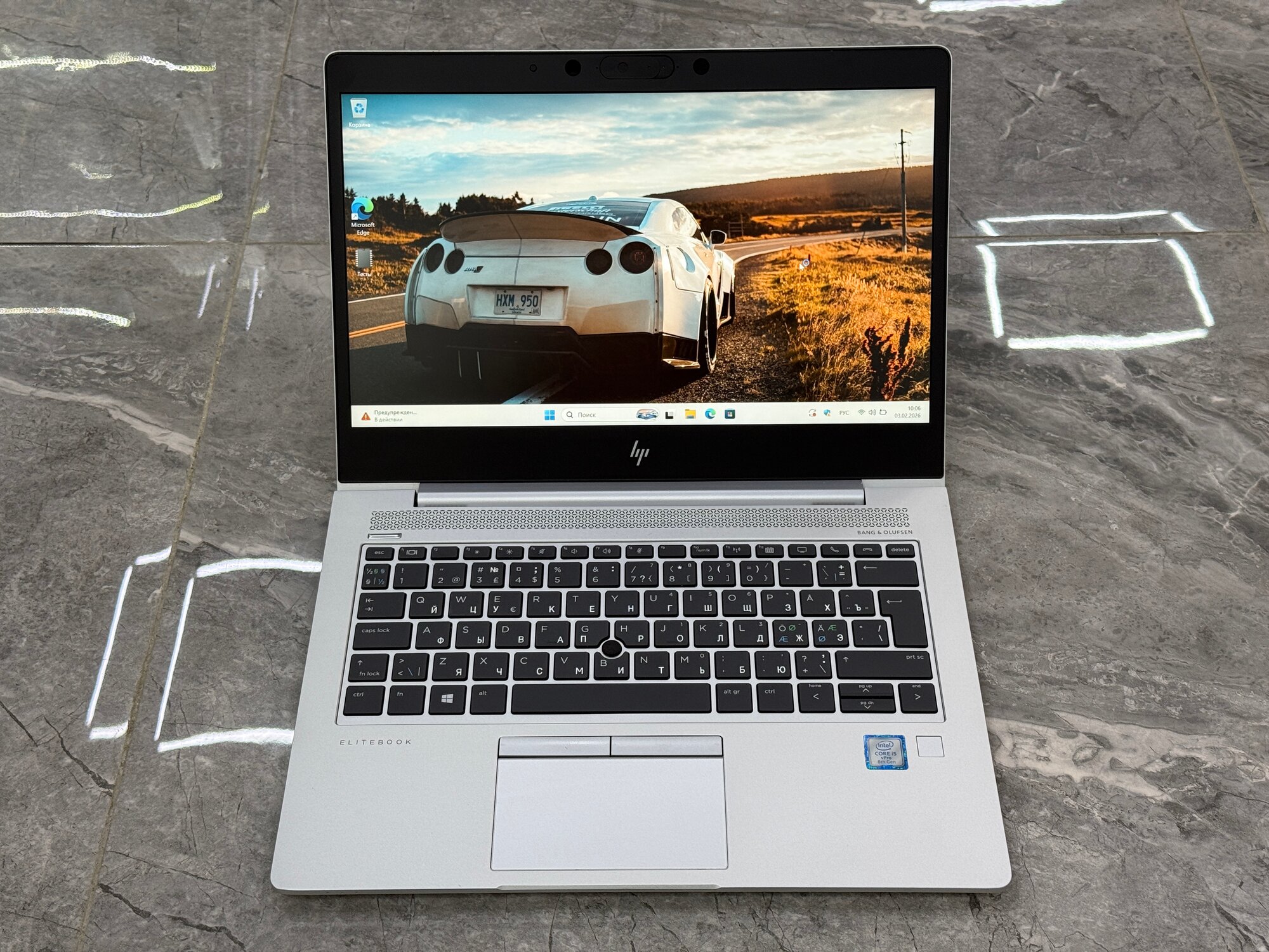 Ноутбук HP EliteBook 830 G6 2020 Core i5-8350U 4 ядра x 1.7Ггц / ОЗУ 8Gb / SSD 256G / Silver / Система Windows 11 Pro