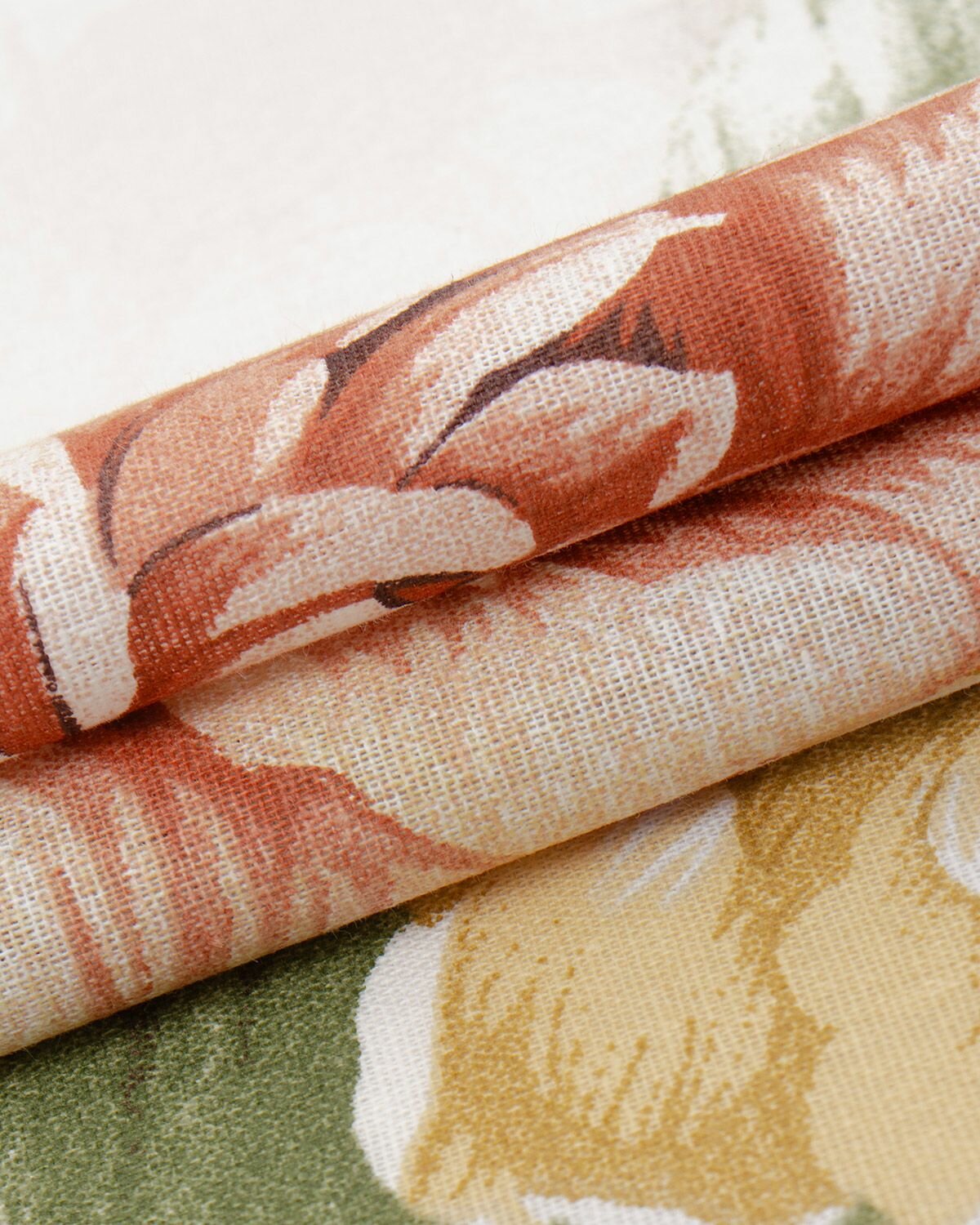 Ткань для постельного белья хлопок Бязь Акварель 220 см, отрез 3 м*220 см, цвет белый