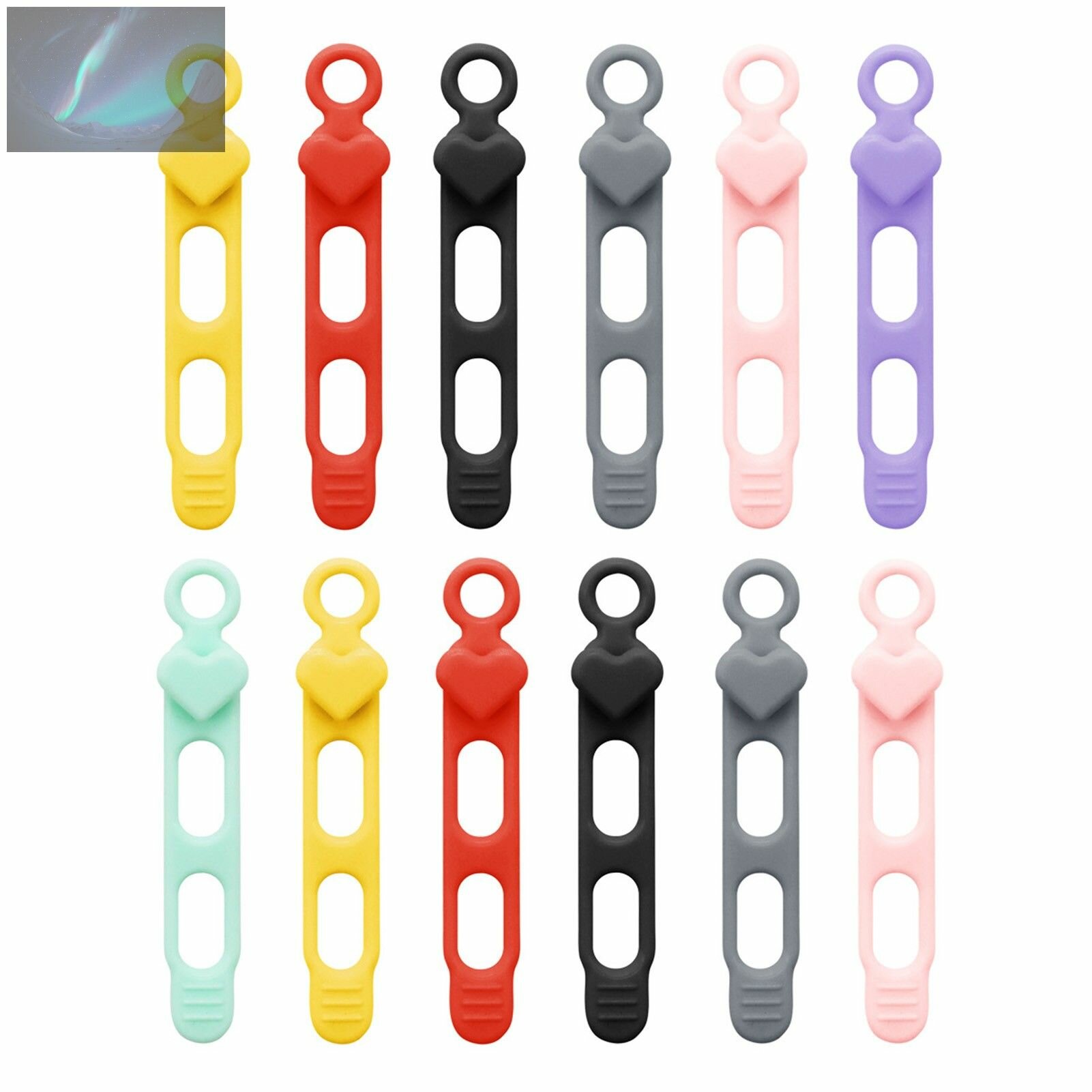 Силиконовые органайзеры для кабелей: зажимы для наушников и зарядных проводов