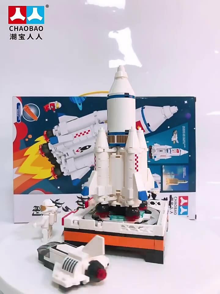 Детский космический шаттл, ракета, строительные блоки, сборная модель, образовательная игрушка, институциональный подарок для мальчиков и девочек, аэрокосмическая тематика