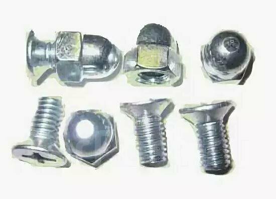 Болт крепления номерного знака CR-3 оцинкованный (4шт)