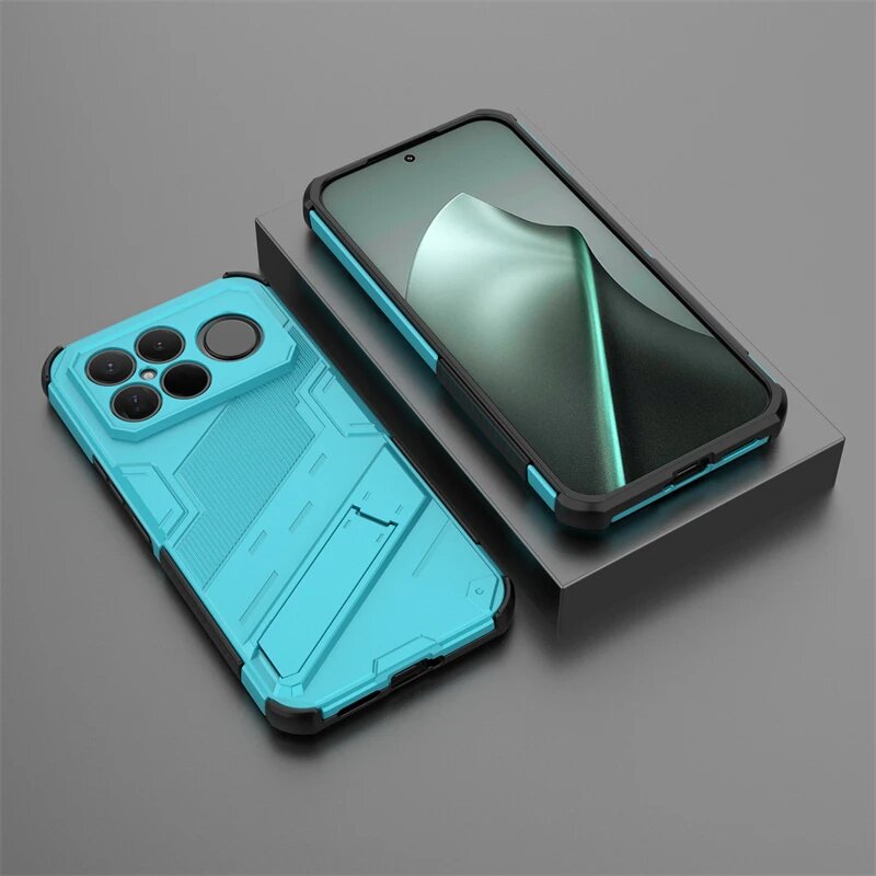 Чехол Poco F8 Ultra, противоударный, синий