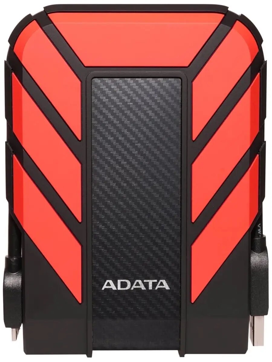 Жесткий диск внешний Adata AHD710P-1TU31-CRD, 1Tb, HDD, красный