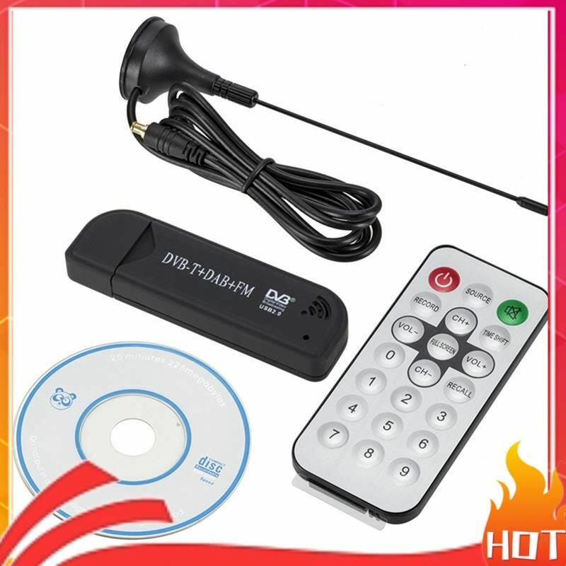 (A I D G) Высококачественный USB2.0 цифровой DVB-T SDR++FM ТВ-тюнер-приемник SDR RTL2832U+ FC0012