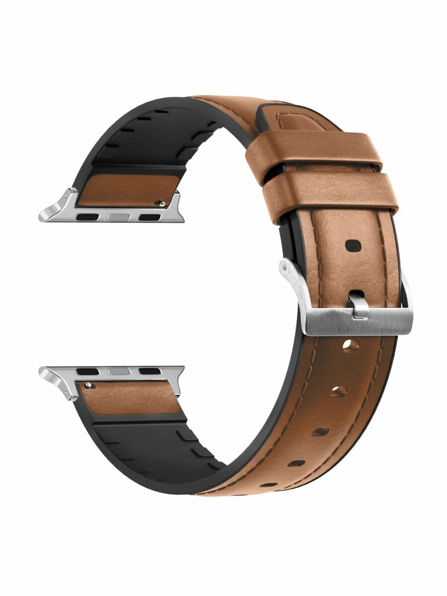 Комбинированный ремешок Caweon Falcon для Apple Watch 40/41/42 мм DSP-30-38-BR Brown