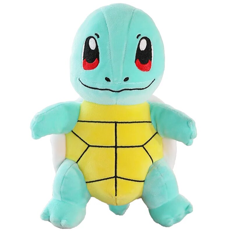 Мягкие игрушки Pokemon TAKARA TOMY Pikachu, Charmander, Squirtle, Psyduck Squirtle