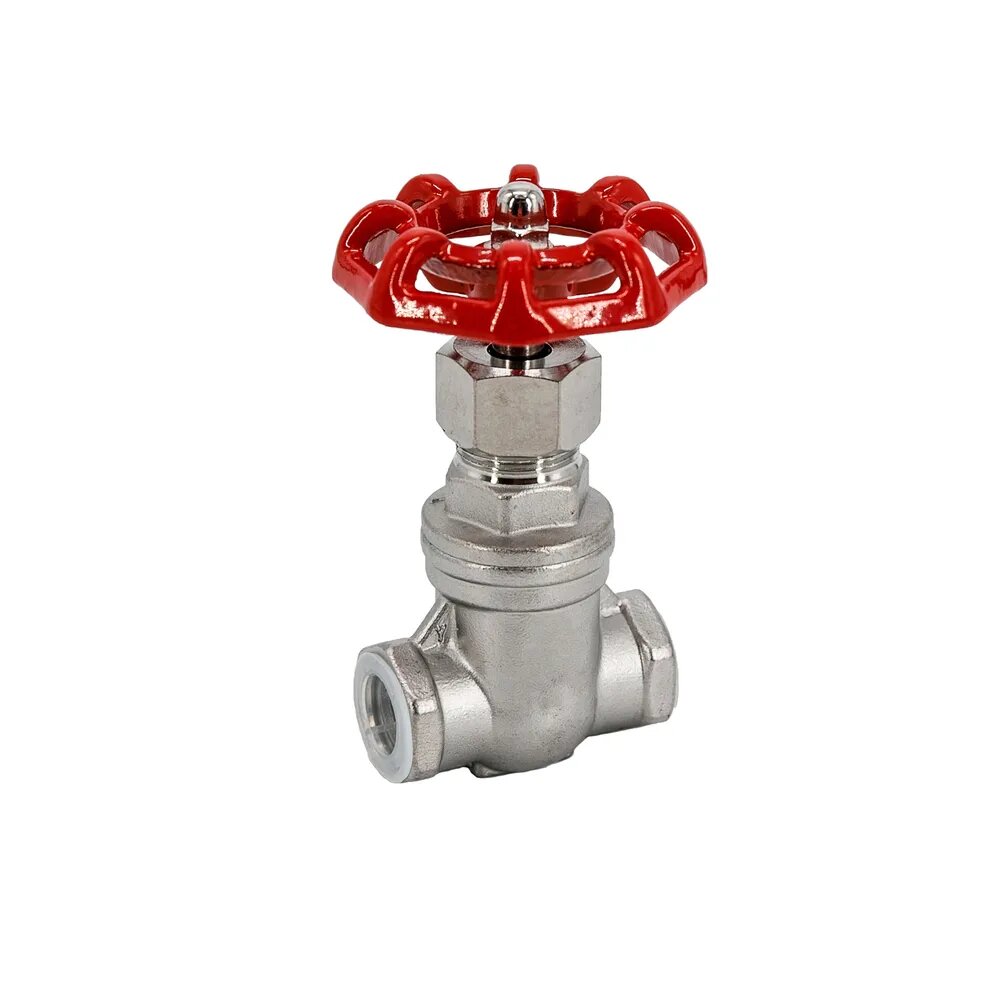 Задвижка клиновая муфтовая нержавеющая, AISI304 DN20 (3/4"), (CF8), PN64