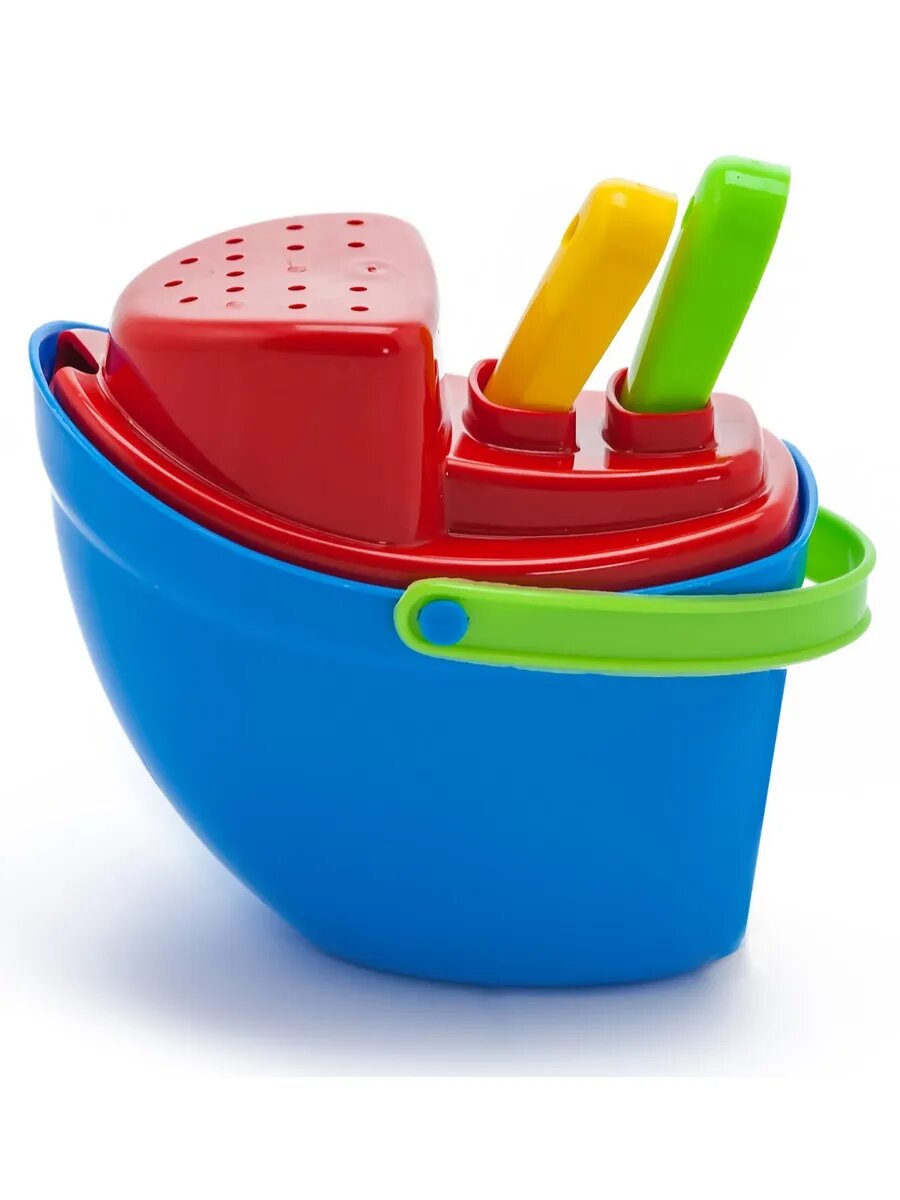 Набор для песочницы и снега Пароходик 5 в 1
