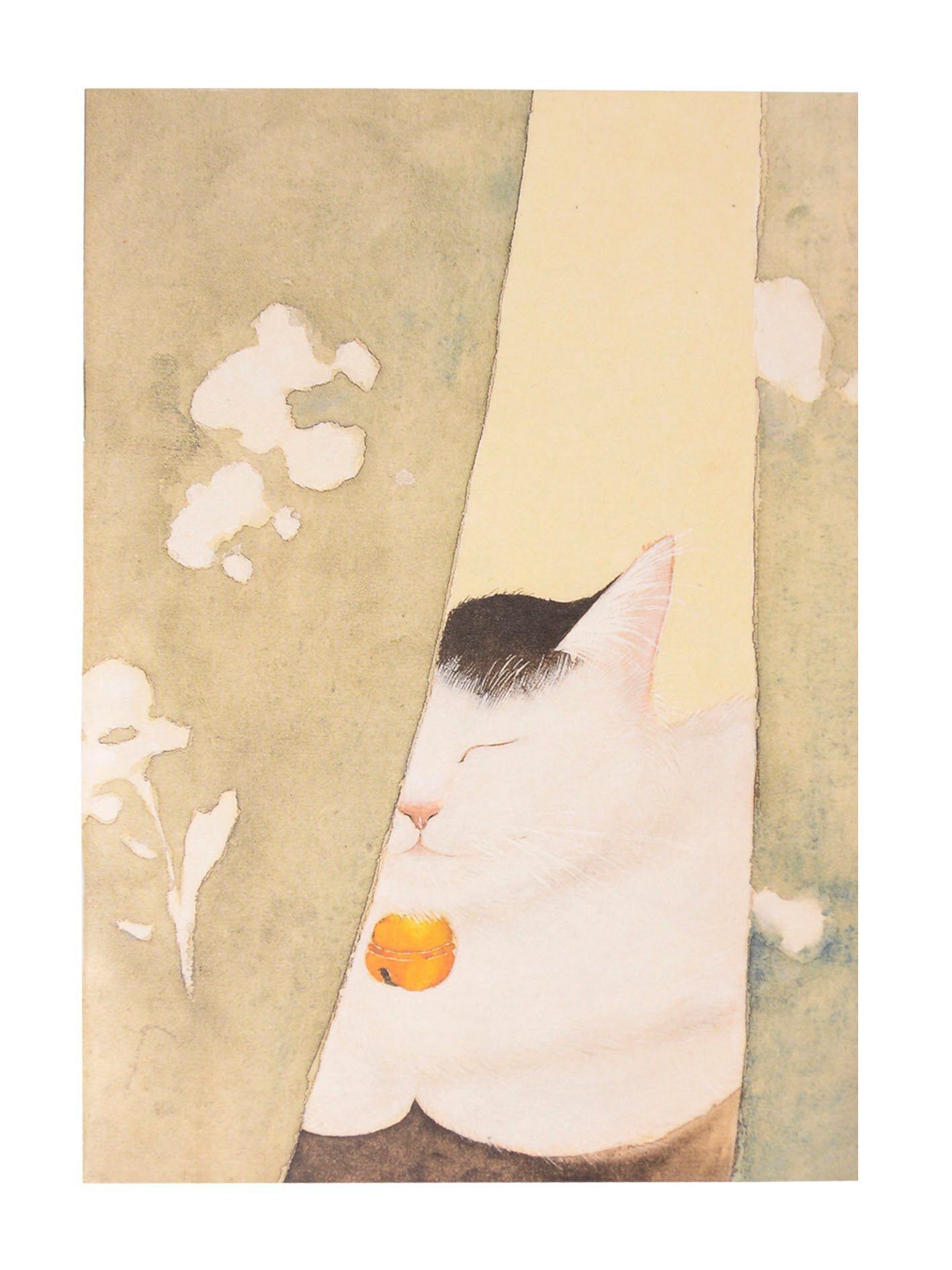Записная книжка «Котик по кличке Миндаль 2» А6+, 18 листов, нелинованная, скрепка