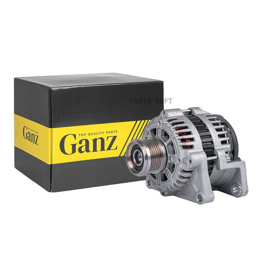 Генератор (12V/100А) GM Gentra 1,5L 16V GANZ GIP13049 от официального дистрибьютора, GANZ, артикул GIP13049