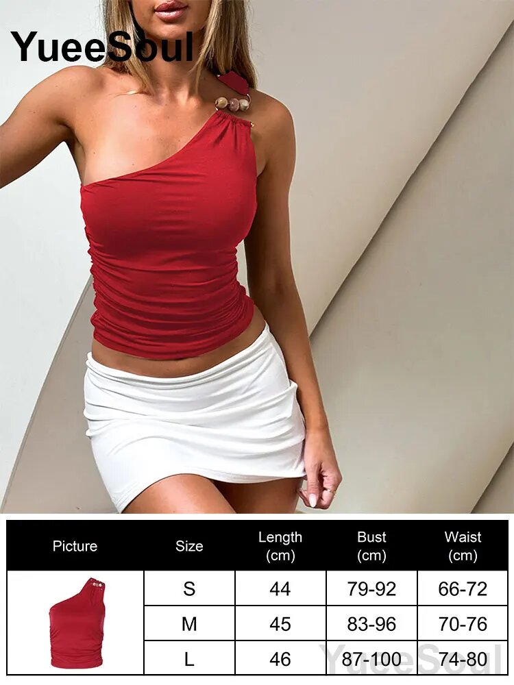 Красные полиэстеровые холтеры Y2K