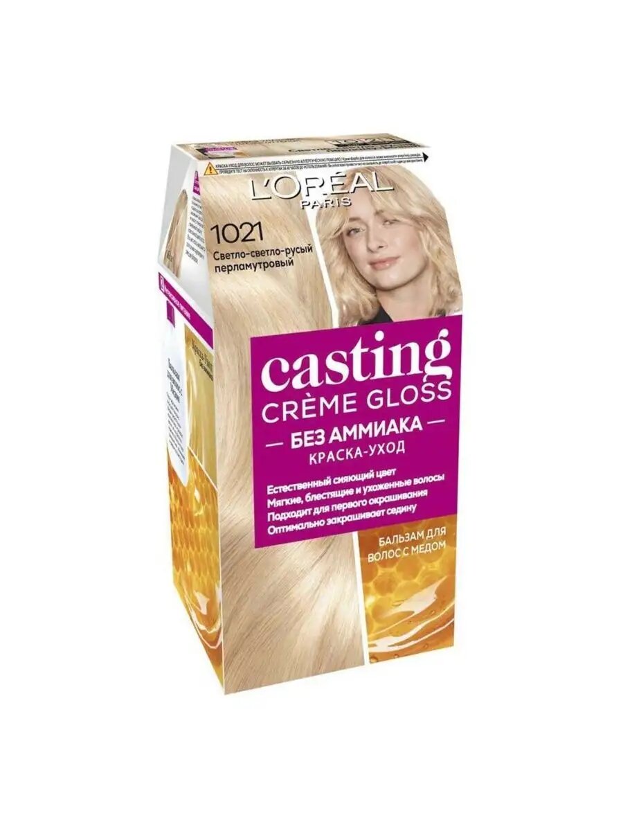 Краска L'Oreal Paris стойкая Casting Creme Gloss 1021