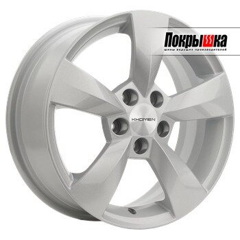 Диски литые Khomen KHW1504 6.0х15/5х100 D57.1 ET40.0, F-Silver