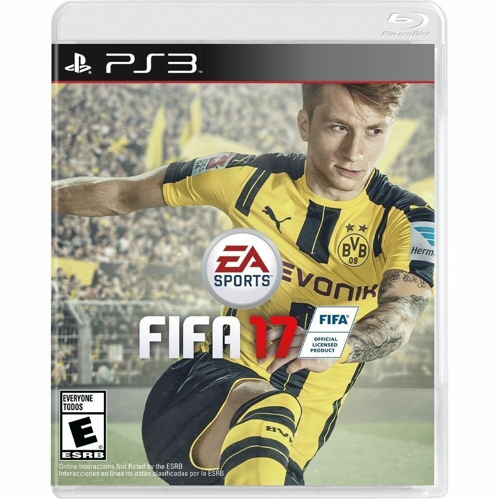 Игра Fifa 17. Издание на диске. Русская версия на ps3.