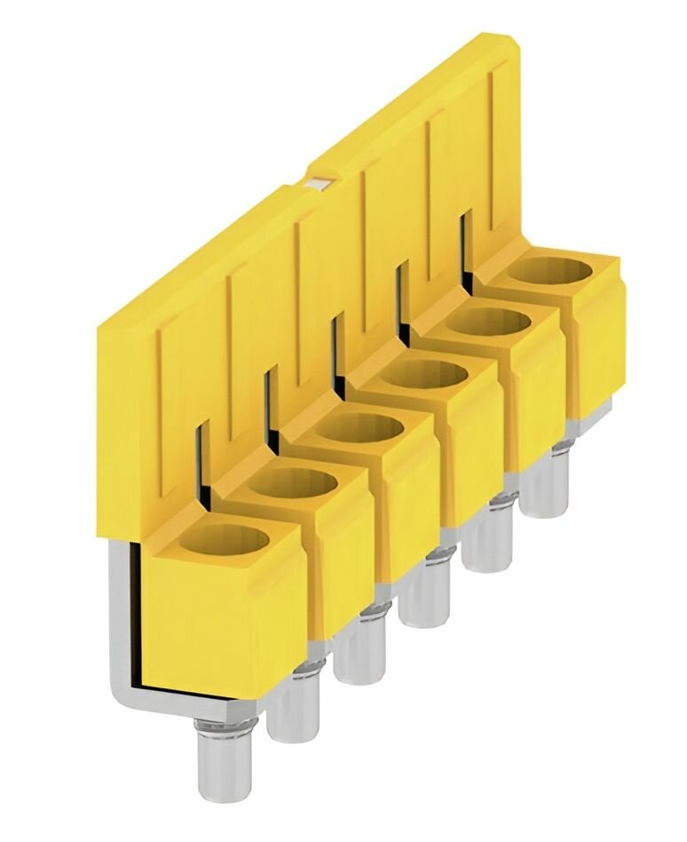 Винтовая перемычка Weidmueller для соединения клемм, серия W, размер 6/6, с болтовым креплением