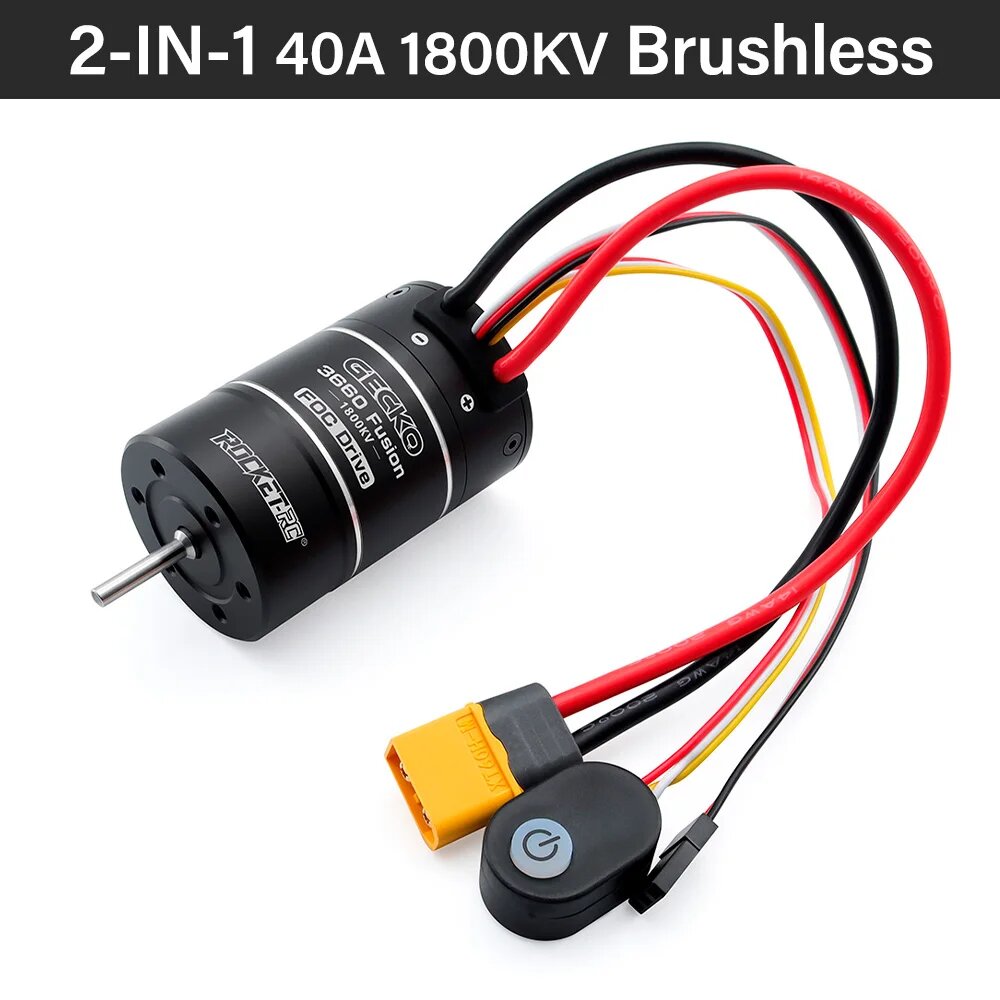 SURPASS HOBBY Бесщеточная система 2IN1 1800KV для 1/10 автомобилей 1800KV 40A
