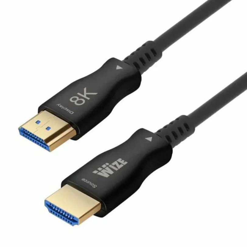 Кабель HDMI - HDMI оптоволоконные Wize AOC-8K-HM-HM-100M 100.0m