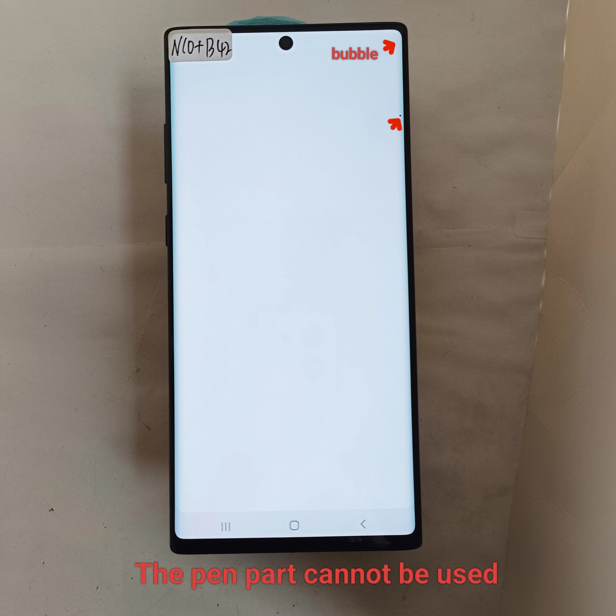 Бесплатная доставка: 6,8-дюймовый AMOLED-дисплей, совместимый с Samsung Galaxy Note B42 black frame