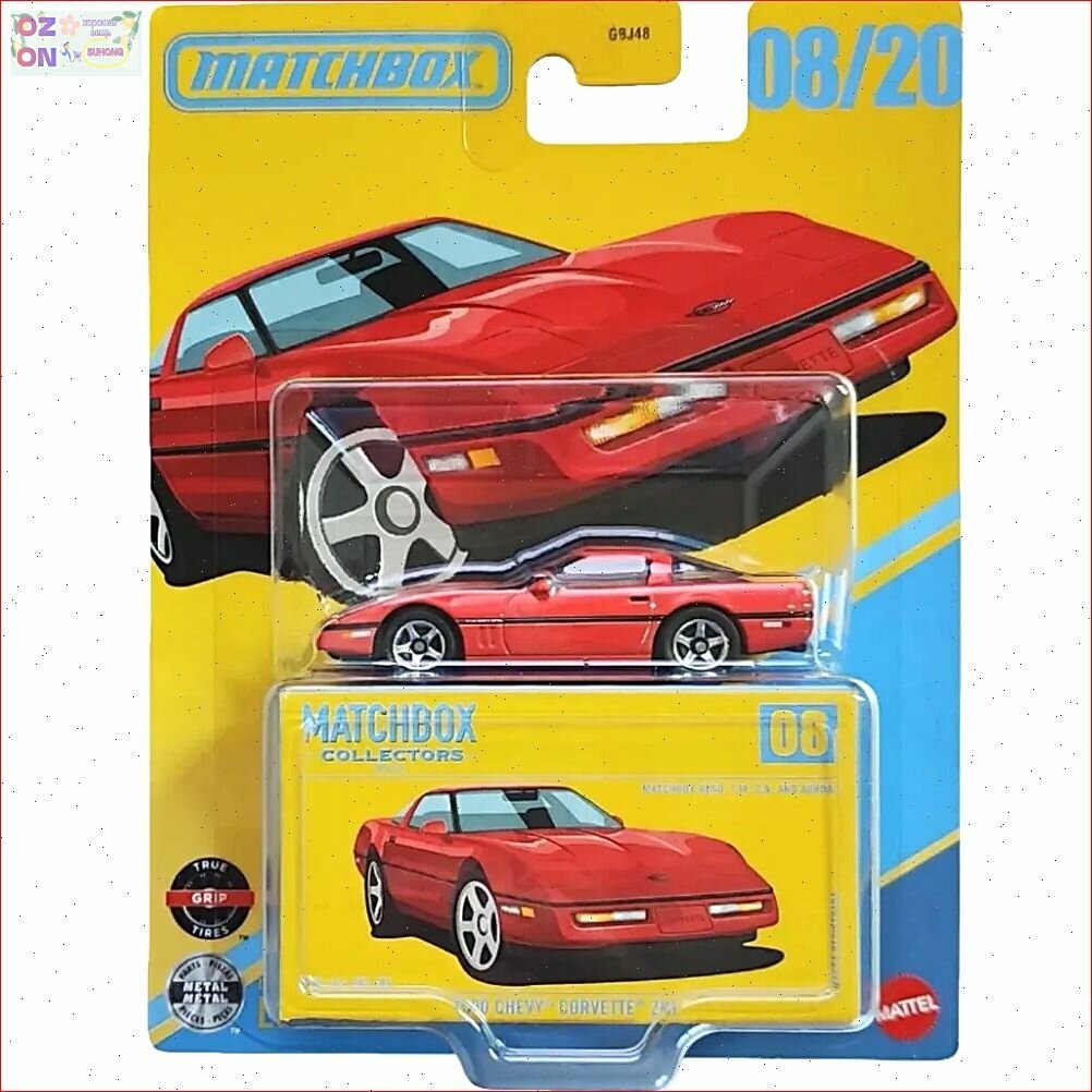 MATCHBOX Модель автомобиля из сплава, 1:64, серия Matchbox Collectors , Эксклюзивная коллекция:1990 CHEVY CORVETTE ZR1