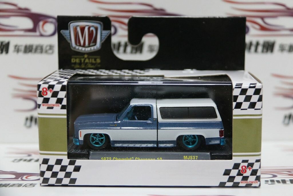 M2 Machines 1:64, литой автомобиль, модель машинки(1973 Chevrolet Cheyenne 10E)