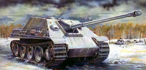 Сборная модель "САУ SD. KFZ.173 ягдпантера" (1:72), артикул 7048