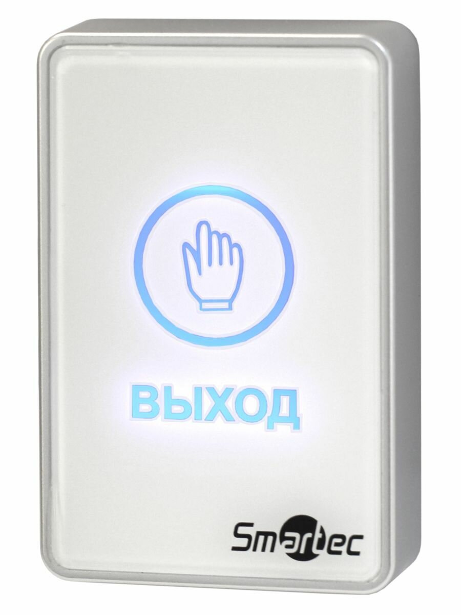Кнопка выхода сенсорная, накладная, пластик, НЗ/НР, IP54 Smartec