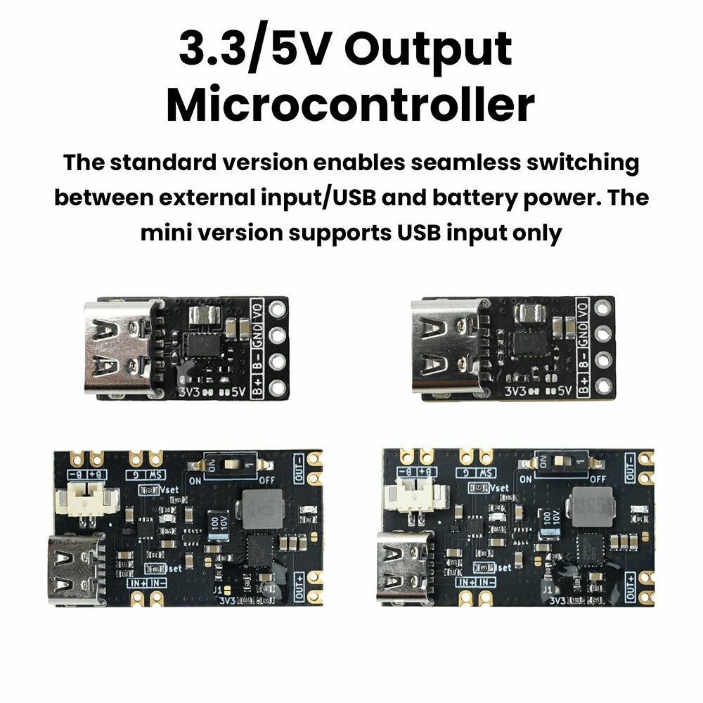 3.3V Mini Модуль питания UPS для STM32 ESP32 — фото 1