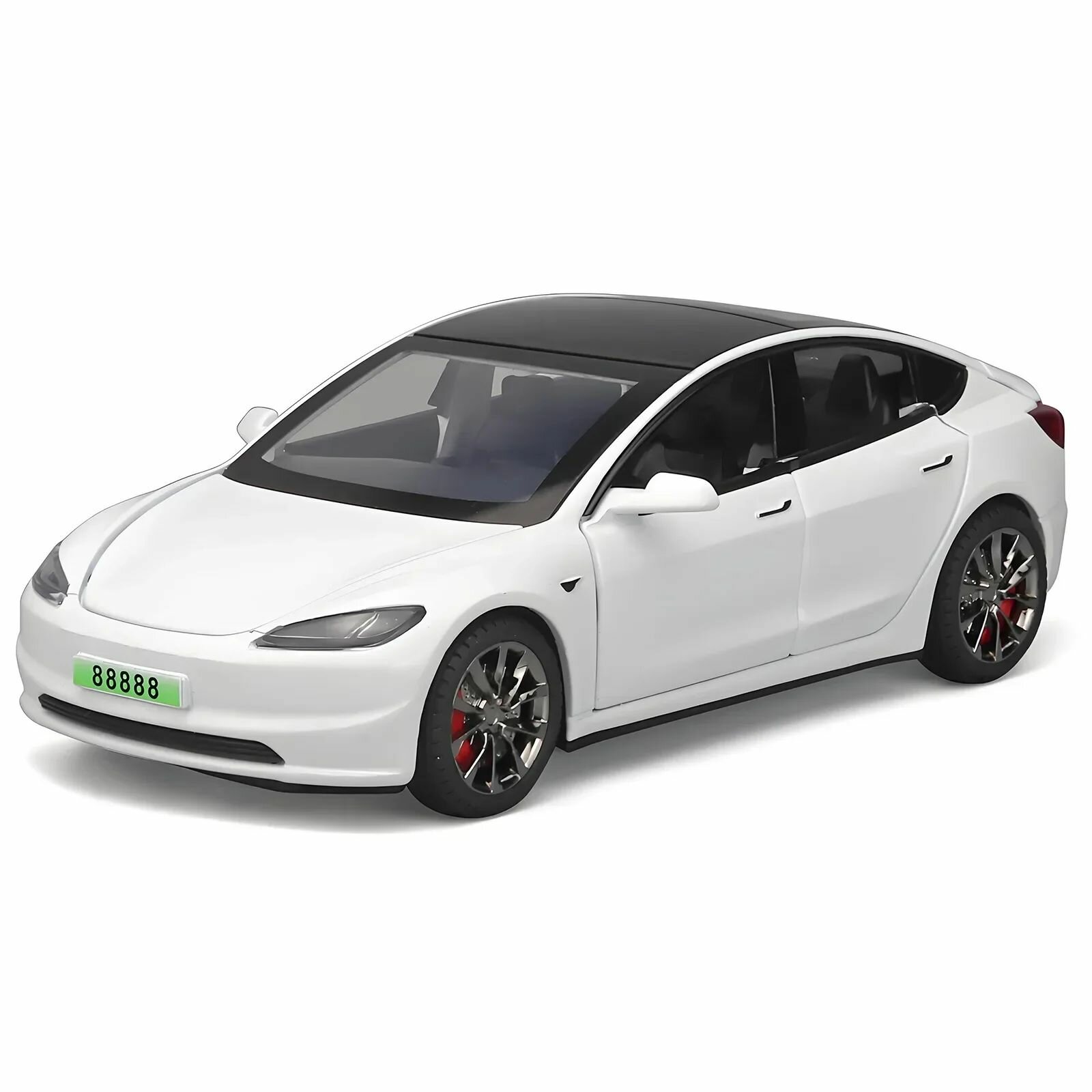 1:32 Tesla Model 3 Декоративная игрушковая машина из сплава (симулированная): воспроизводит классические модели автомобилей, комплексно