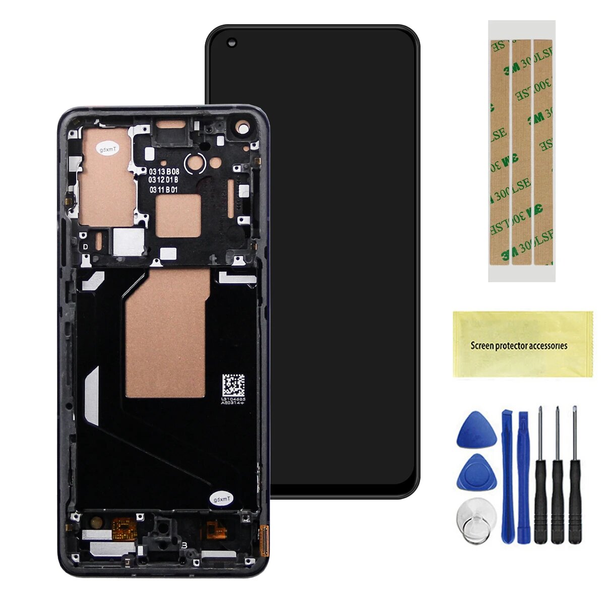 Проверенный ЖК-дисплей Oneplus 9 Pro, дигитайзер сенсорного экрана для Oneplus TFT 9Pro Black frame