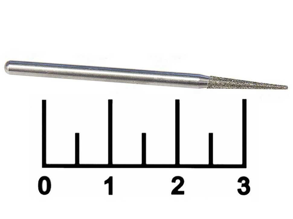 Бор-фреза конус игловидный 2.3мм алмазный (866.104.164.115.018)