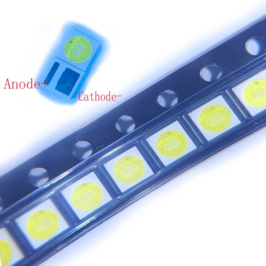 SMD LED 3030 3В холодный белый свет для подсветки телевизоров Huaxinxiang