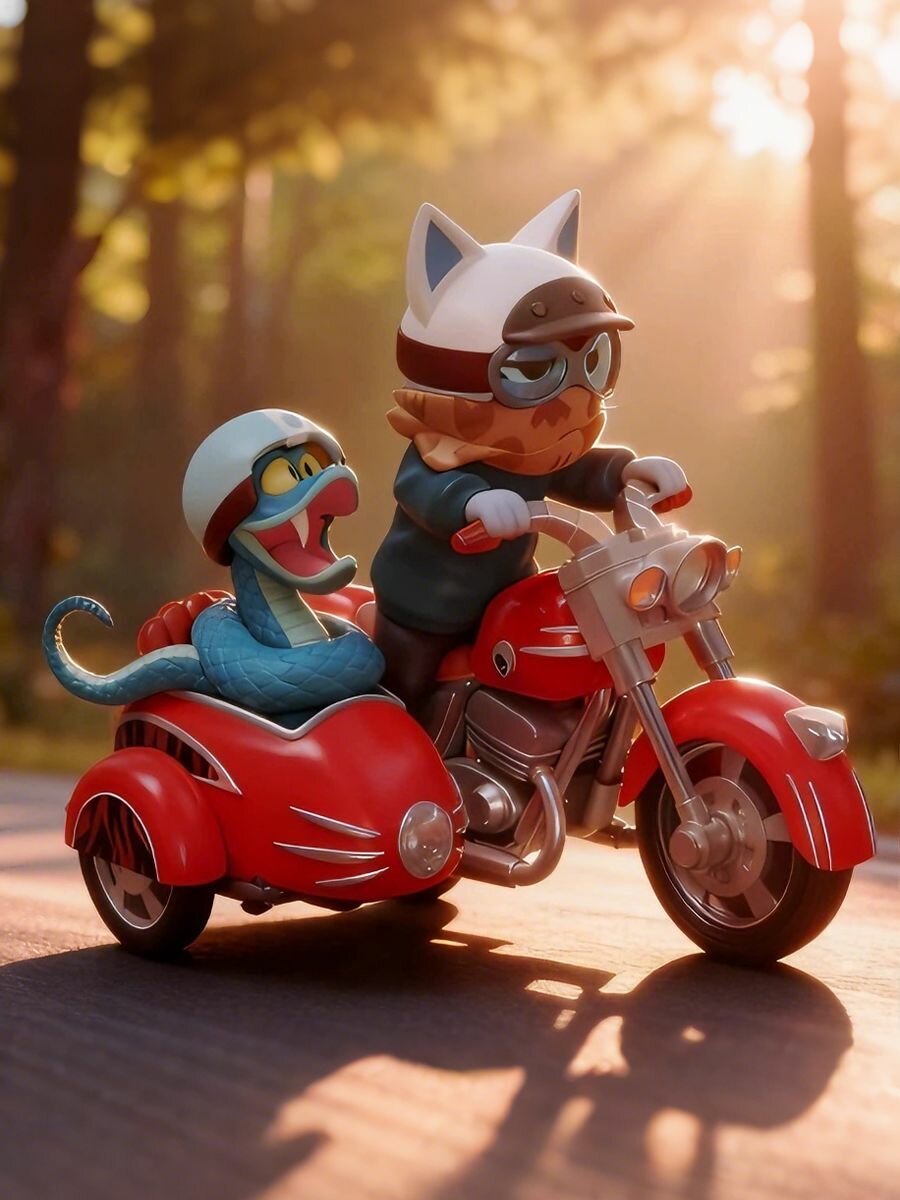 Фигурка Disney Zootopia , Игрушки Слепая Коробка, Можно Использовать Как Подарок И Декор Стола(Crazy Car Car Series)