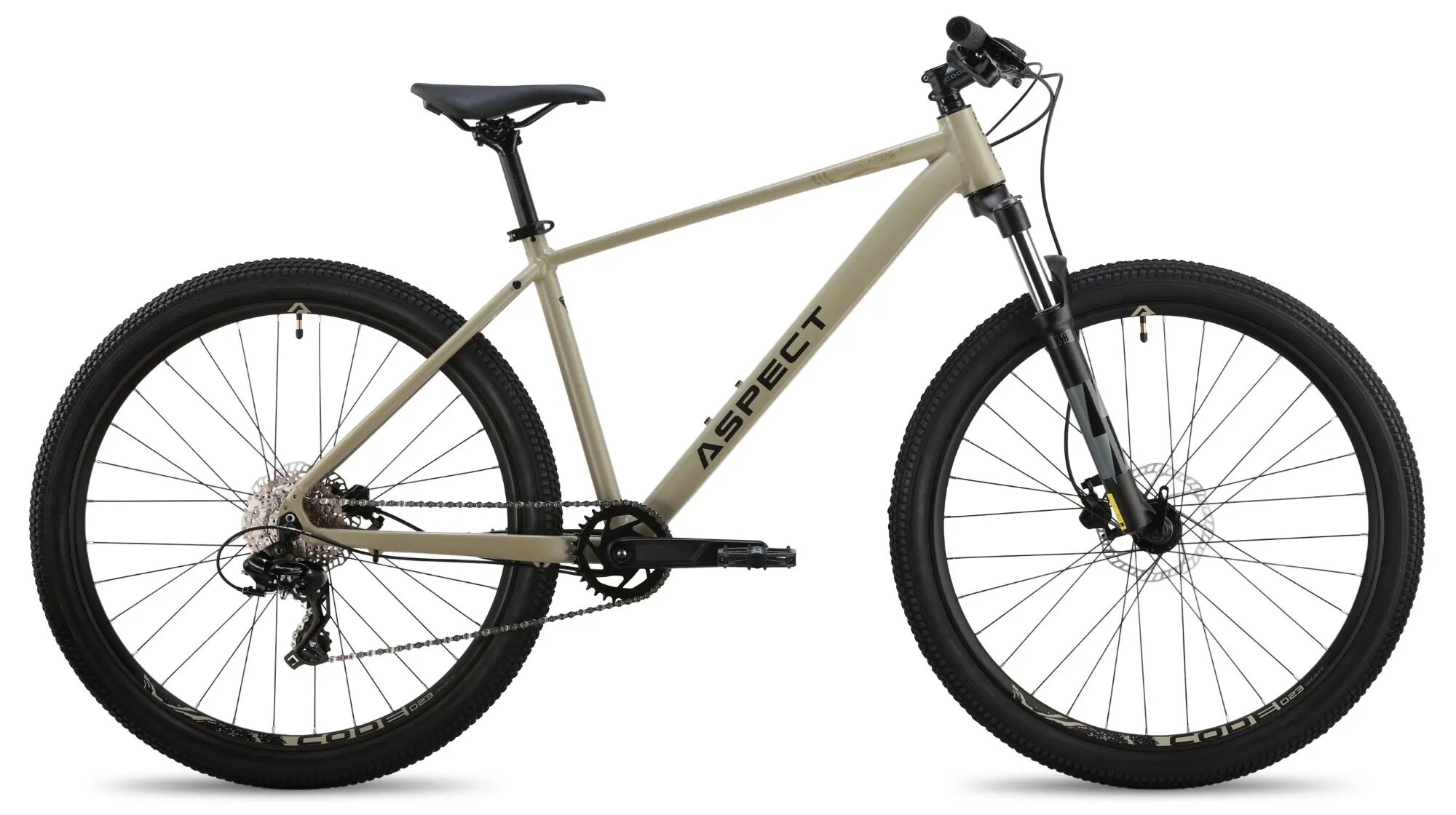 Велосипед Aspect Nickel 27.5 2026 (M (18"), Бежевый)