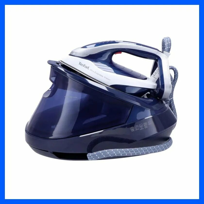 Tefal Парогенератор Pro Express Vision GV9812, белый, синий