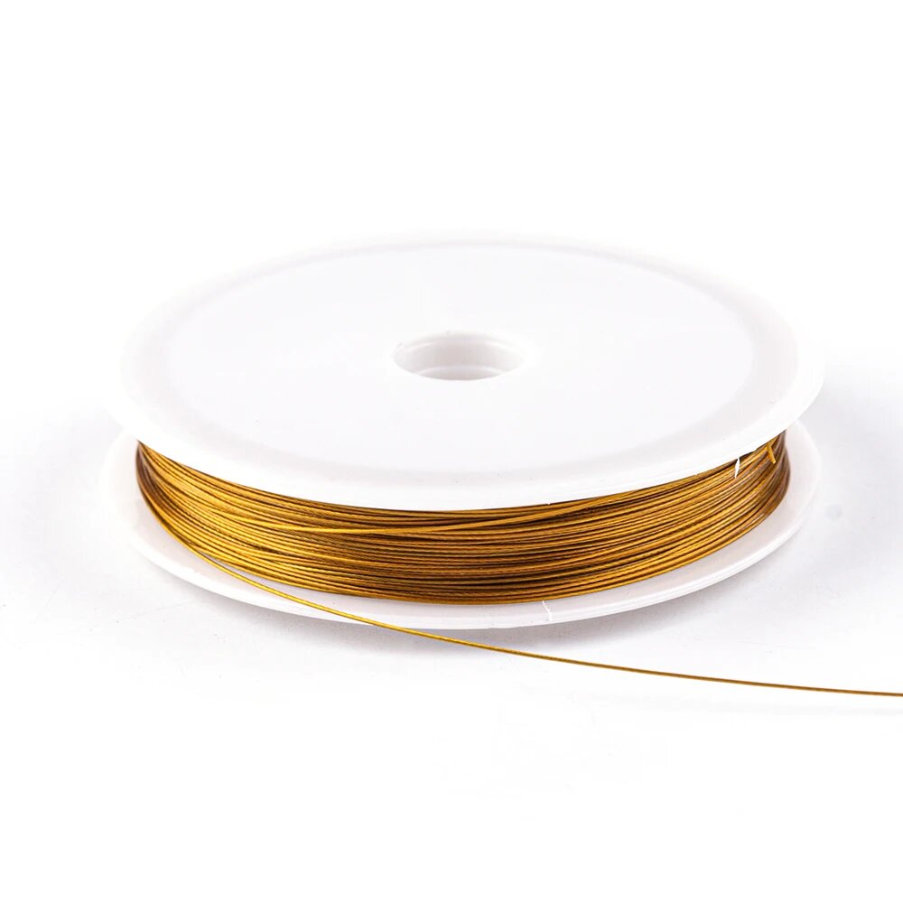 Золотая проволока для рукоделия, цвет gold