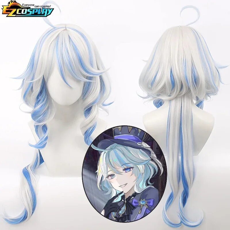 Косплей костюм Фурина ФокаLors Genshin Impact S, Wig Only(one size)