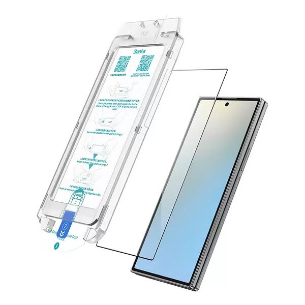 Защитное стекло Benks Ultra Shield HD для Samsung Galaxy Z Fold 7, прозрачное с рамкой C. M. LG. SA. BK.0058