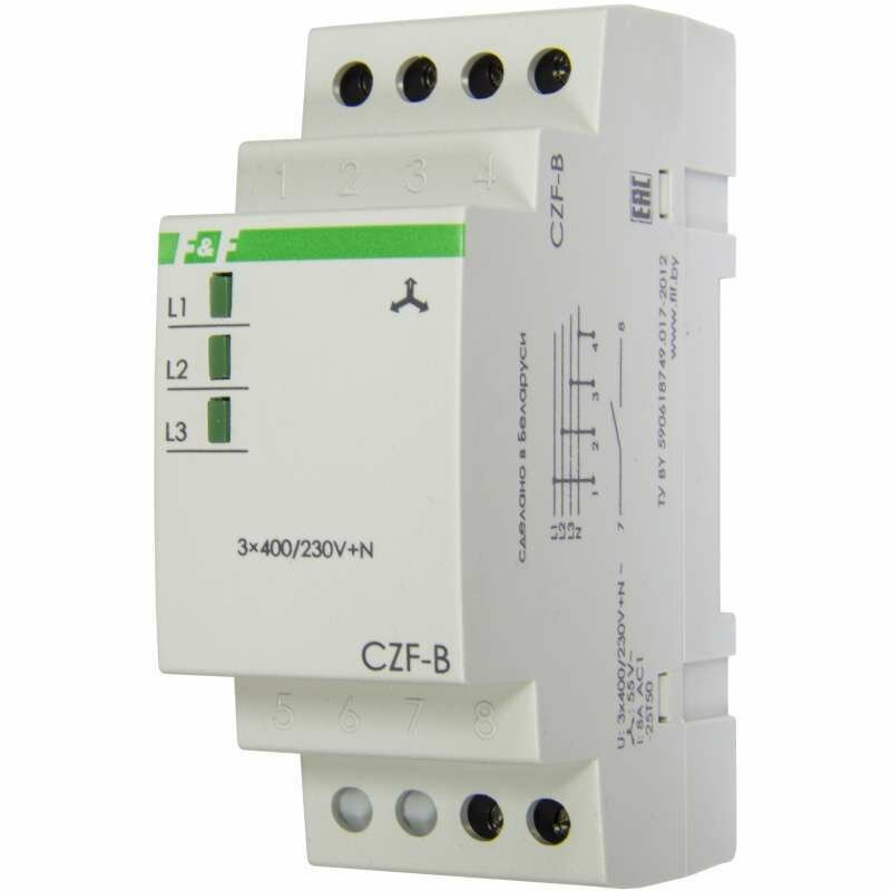 Реле контроля наличия и асимметрии фаз CZF-B ЕА04.001.002