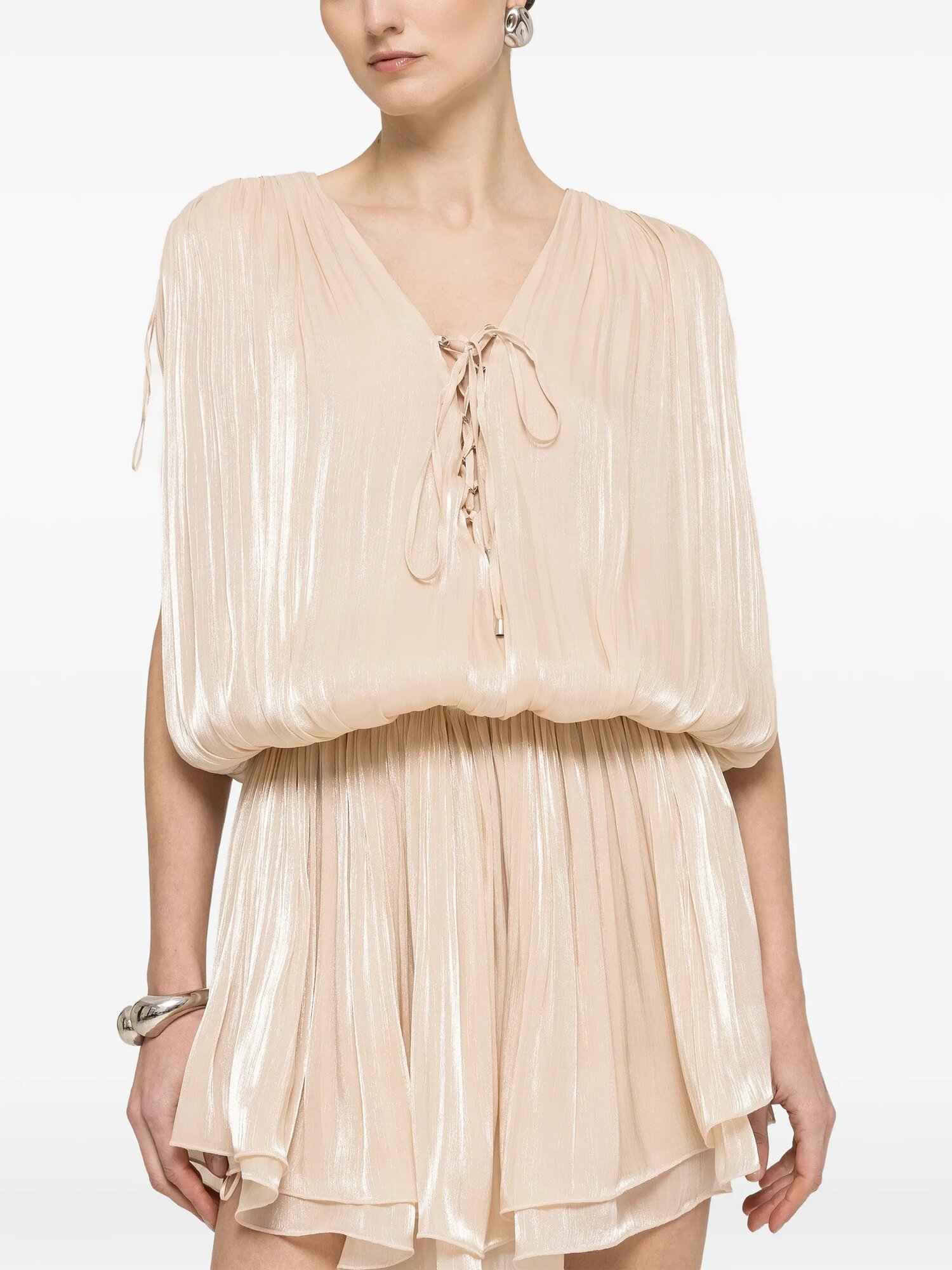 Платье Pleated mini dress