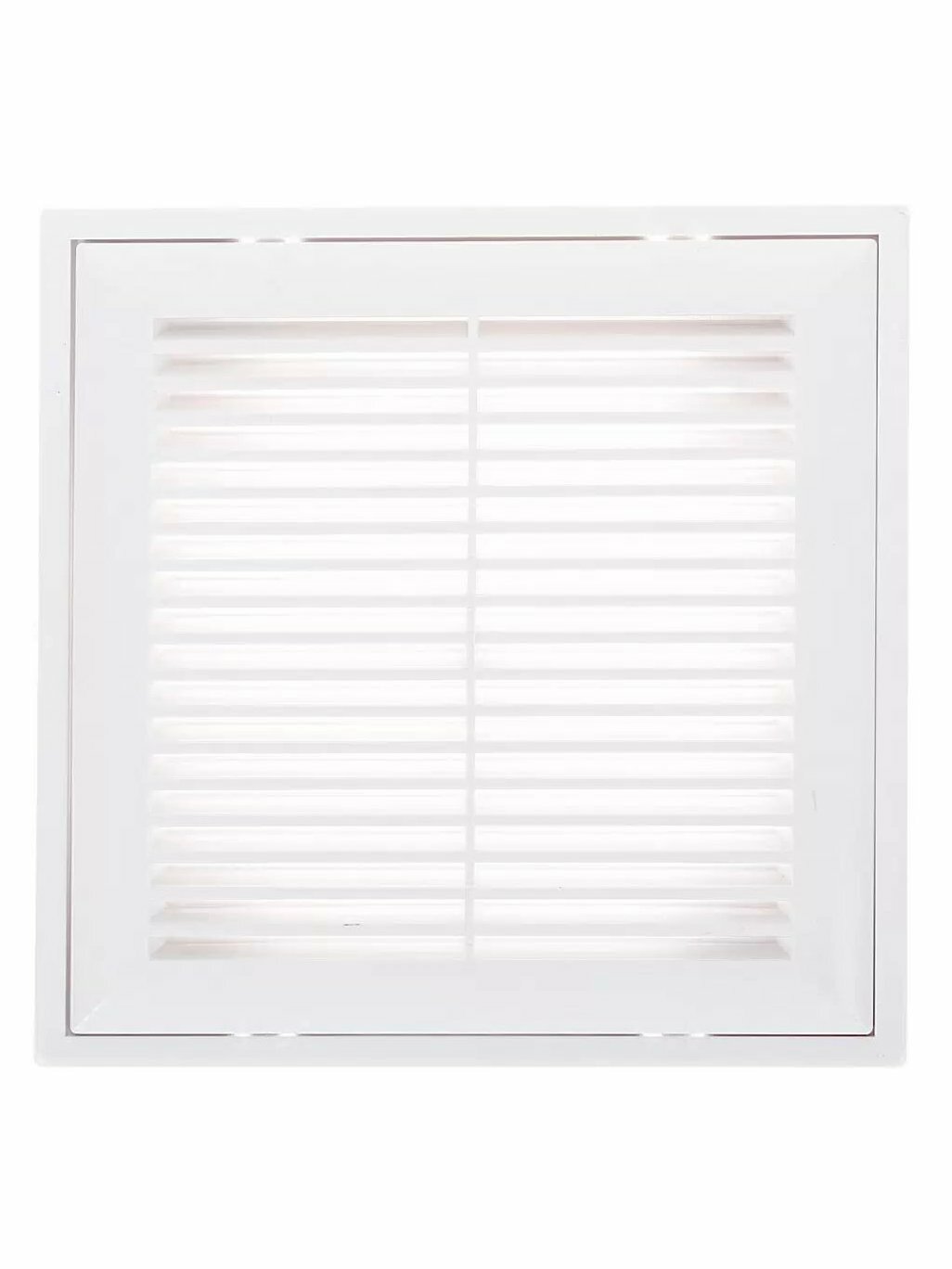 Решетка вентиляционная Event 150х150 мм пластиковая разъемная с сеткой и наклонными жалюзи для эффективной вентиляции