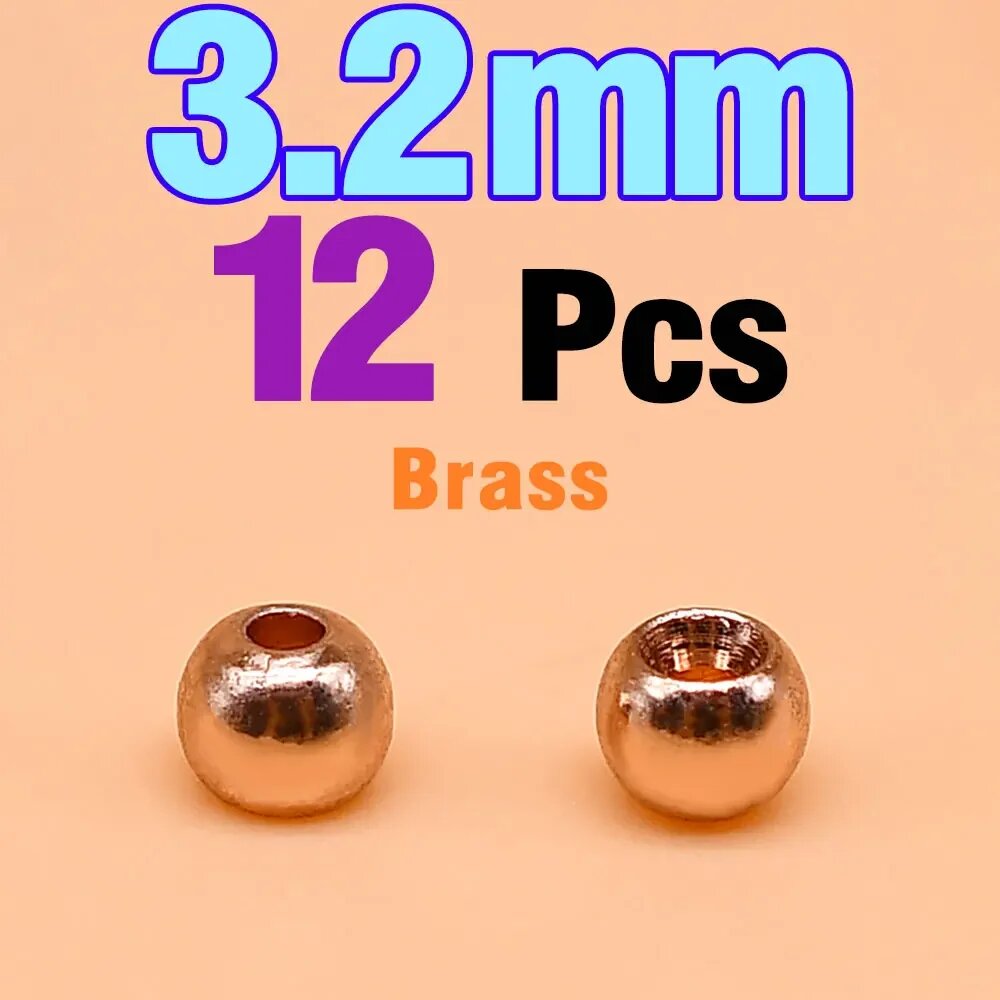 Бусины Brass 3.2mm, 12 шт.