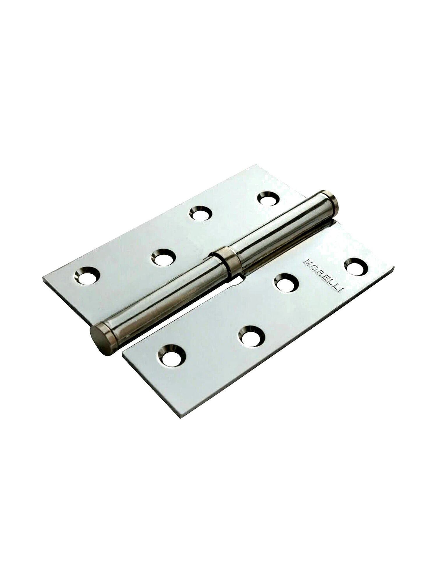 Петли дверные Morelli MSD 100X70X2,5, 2 шт, сталь, хромированные, 100x70x2,5 мм