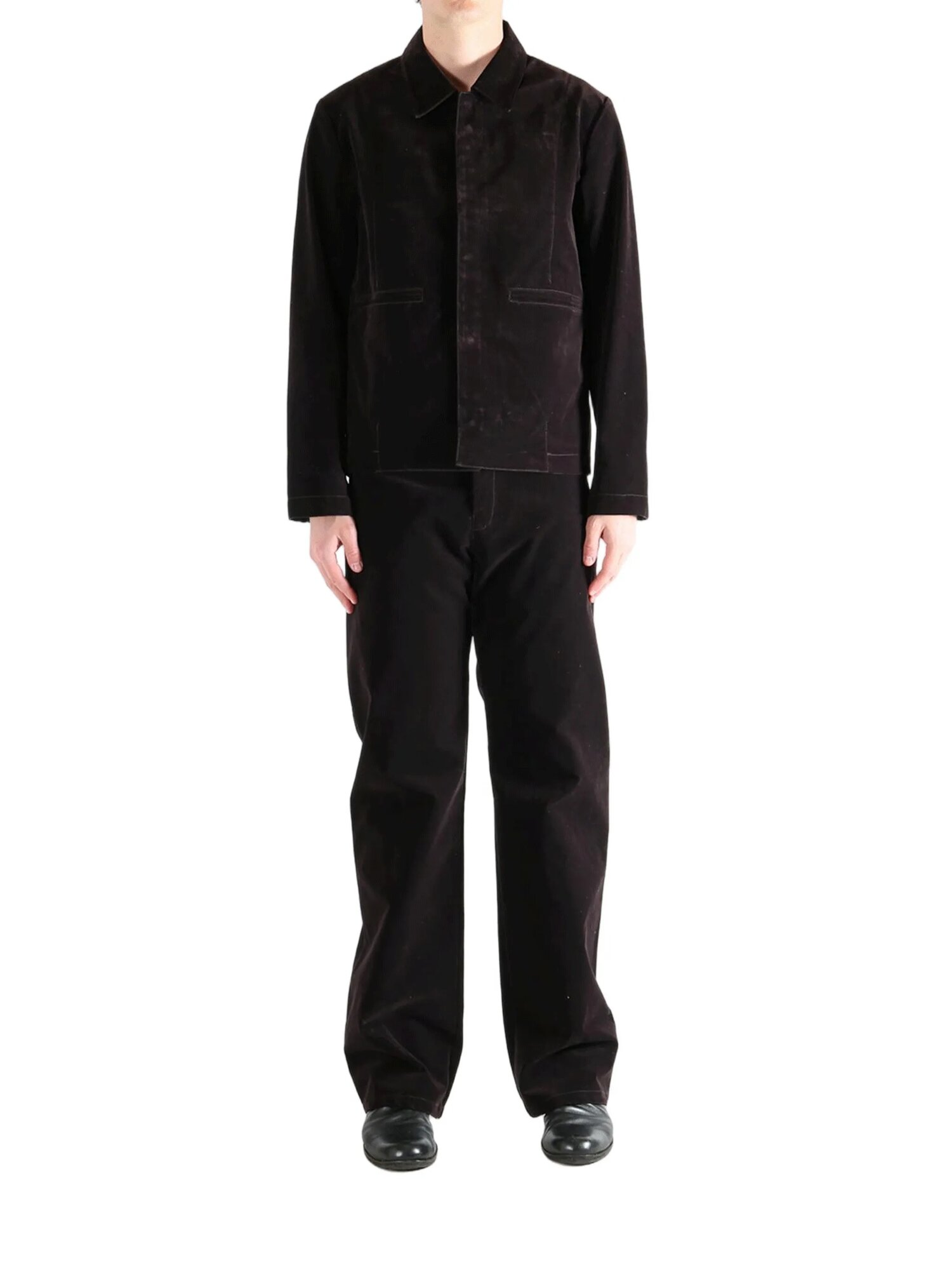 Куртка OMAR AFRIDI Velvet-effect shirt jacket, размер 50 — фото 1