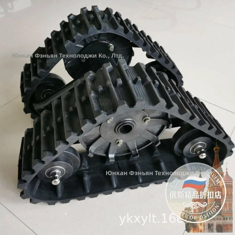 Мощная гусеница для снегоуборочной машины 118x60x18 см, ультраизносостойкая, морозостойкая, высокого качества.
