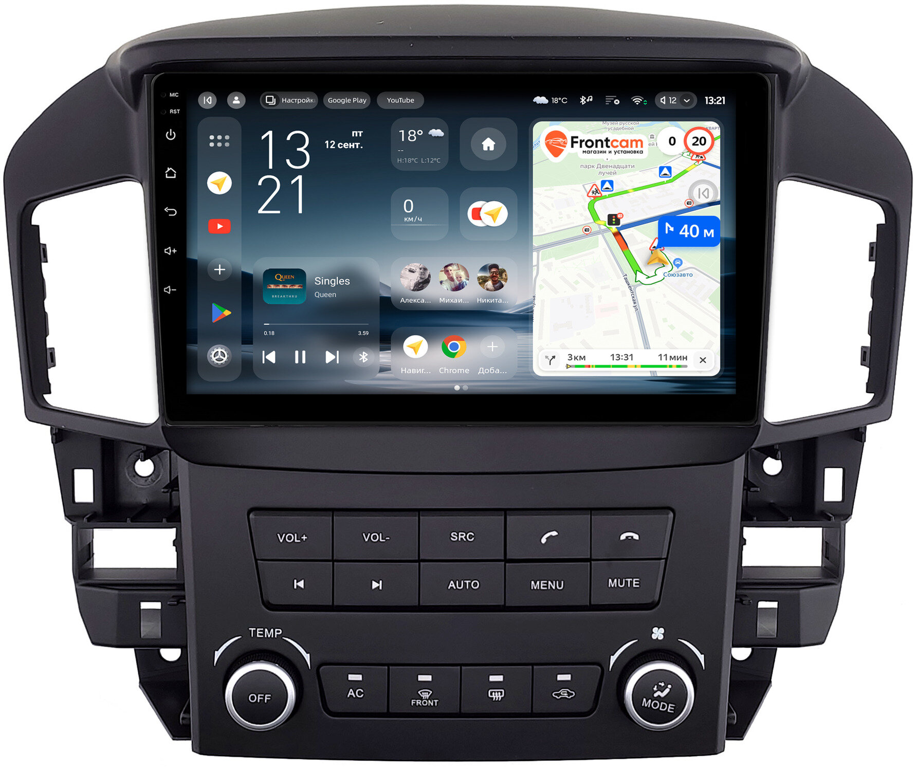 Штатная магнитола Teyes CC4L 4/64 9" RM-9221 Lexus RX 300 1997-2003 Android 14 (4G-SIM, IPS, AI)