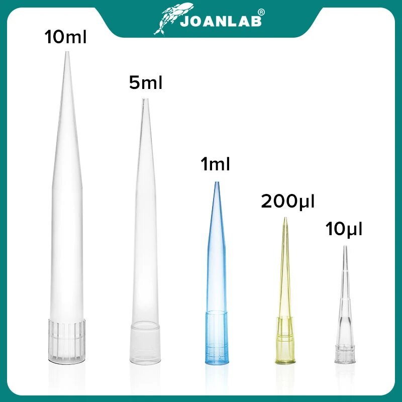 Наконечники для пипеток JOANLAB 10ul, 1000шт