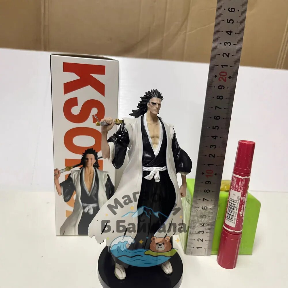 (клеймо)bilibili BANPRESTO Блич/Bleach фигурка Кенпачи Зараки,18cm, Новая модель 2023 года