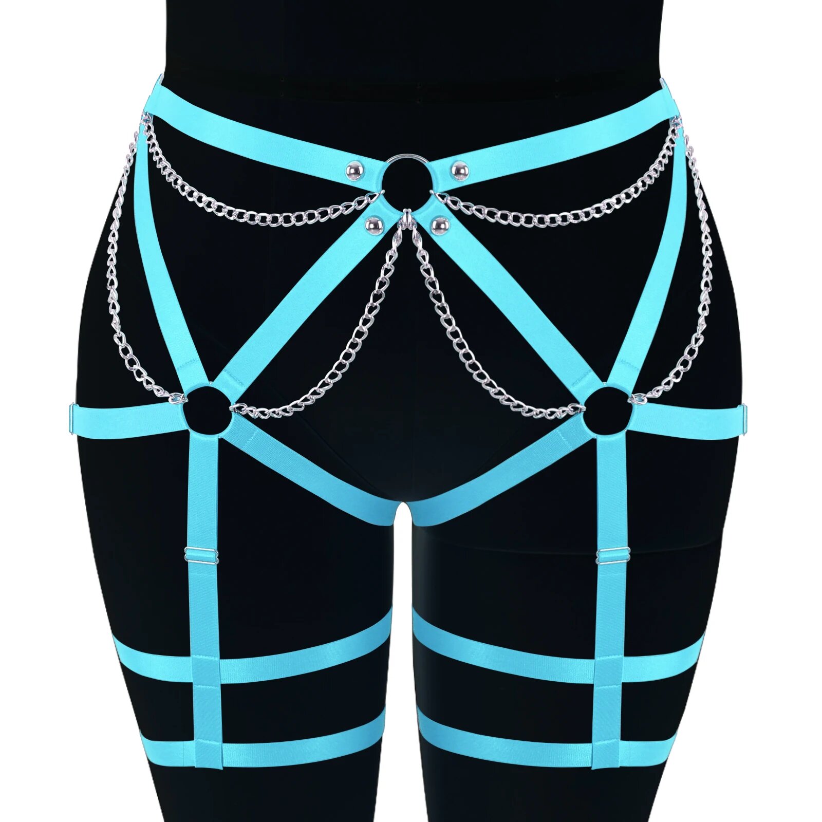 Голубая портупея harness Sky Blue