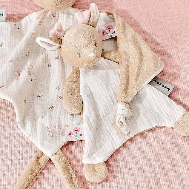 Игрушка мягкая Nattou Doudou малая FANFAN Оленёнок 759052